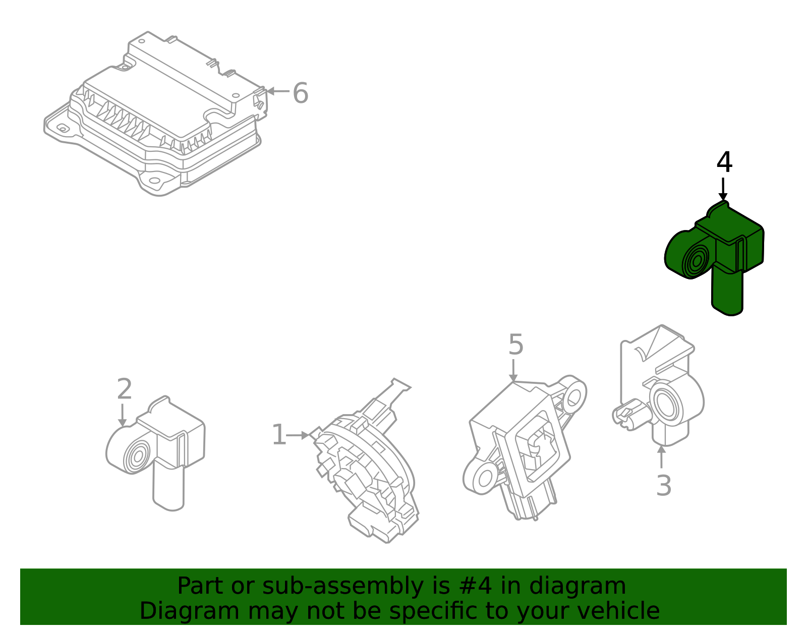95920-L1000 - Air Bag Impact Sensor 2021-2025 Kia | Kia.Parts Store