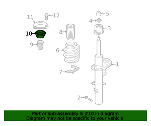 2004-2021 Volvo Suspension Strut Bearing 32221148 | TascaParts.com