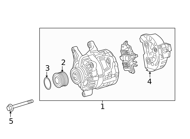 Mercedes-Benz OEM Alternator Part# 000-906-81-06 | OEM Vehicle Parts