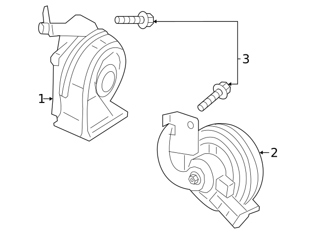 247-540-04-25 - Horn 2020-2023 Mercedes-Benz | AutoNationParts.com