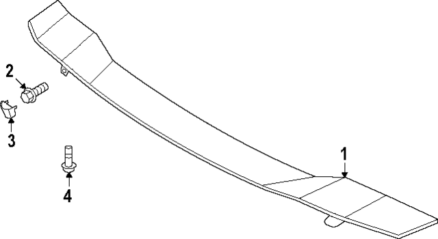 2022-2024 Hyundai Elantra N Rear Spoiler 87210-IB000-EB | QuirkParts