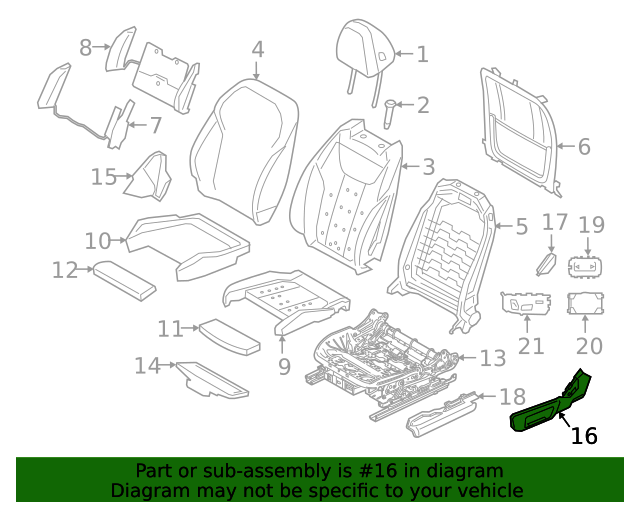 52107469671 - 2018-2022 BMW Outer Finish Panel (52-10-7-469-671) | BMW ...