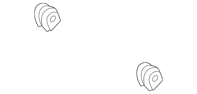 Genuine Stabilizer Bar Bushing for 2017-2022 Hyundai | Part# 54813 ...