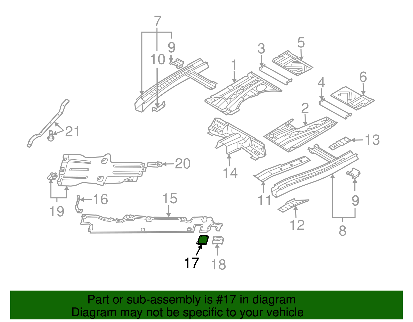 2007-2010 Volkswagen Touareg Side Shield Rear Cover 7L8-825-271 | VW ...