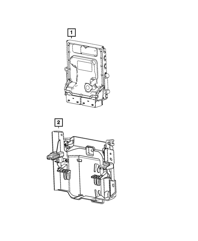 2025 Ram 1500 Engine Control Module Bracket 68546671AB | My Mopar Parts