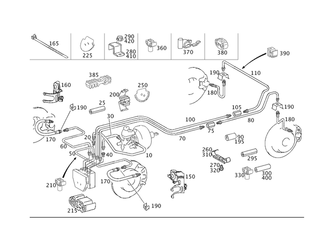 202-476-03-40 - Clamp 1960-2009 Mercedes-Benz | Mercedes-Benz USA Parts