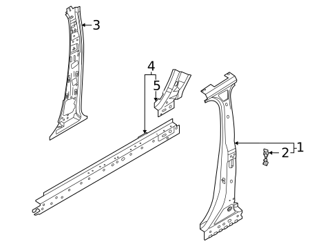 Center Pillar & Rocker for 2021 Ford Bronco Sport | Village Ford