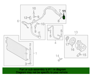 2016-2023 Hyundai Expansion Valve 97626-2P200 | OEM Parts Online
