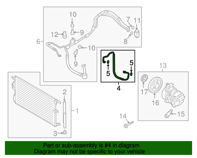 2016-2018 Hyundai Tucson Discharge Hose 97762-D3300 | OEM Parts Online