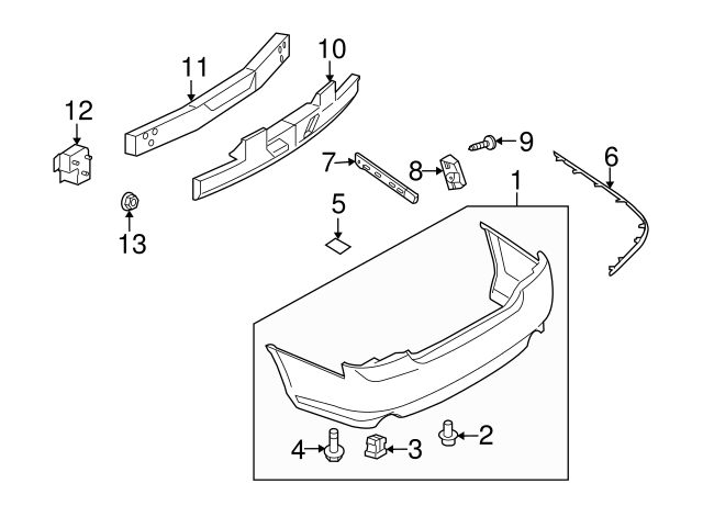2008-2010 Infiniti Molding Strip 85074-EJ70A | INFINITI Parts ...