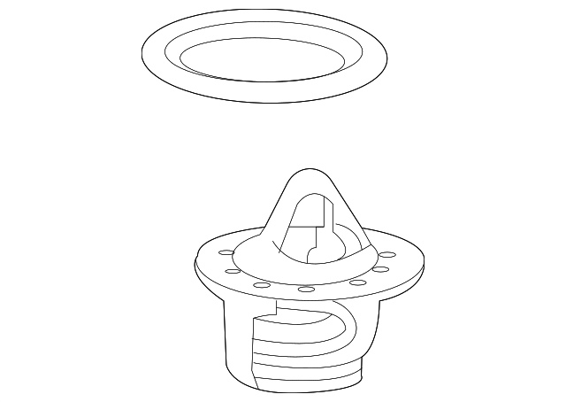 2017-2025 GM Engine Coolant Thermostat 12680457 GM | GMPartsDirect.com