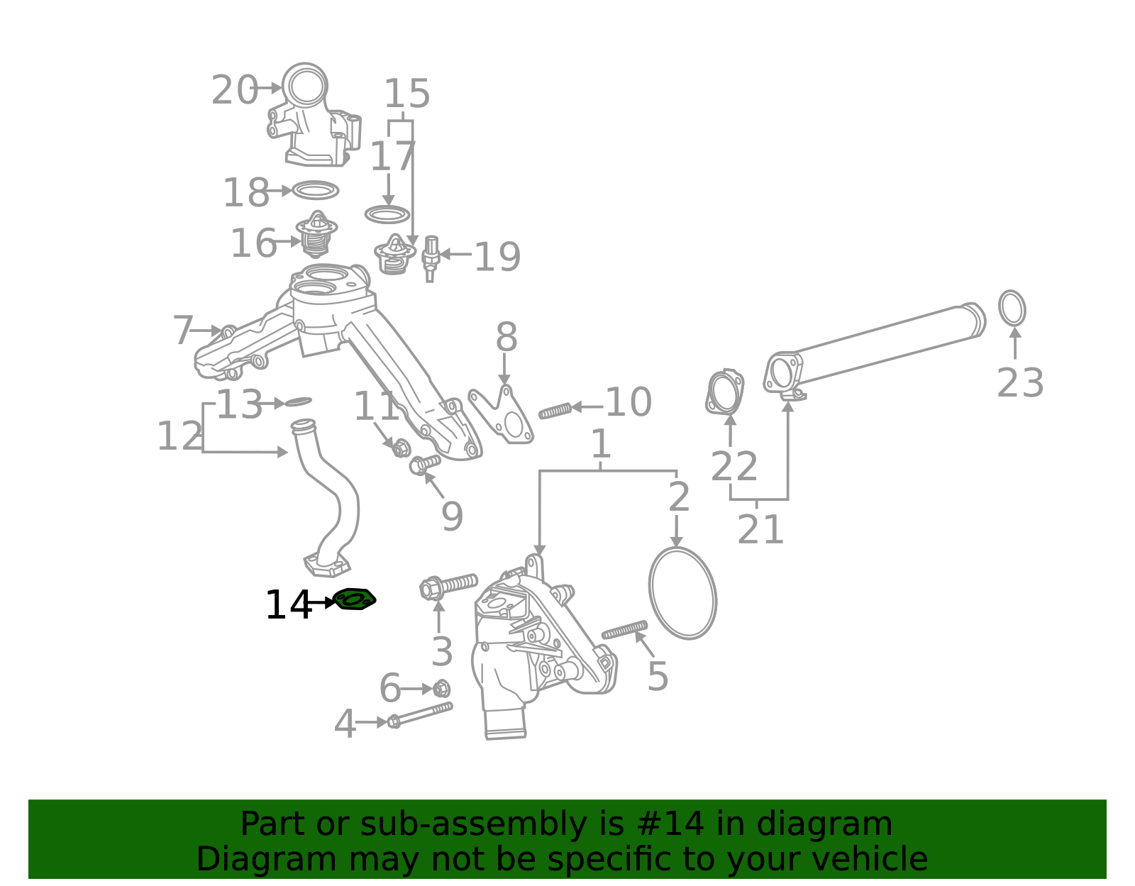 2020-2025 GM By-Pass Pipe Gasket 12737097 | OEM Parts Online
