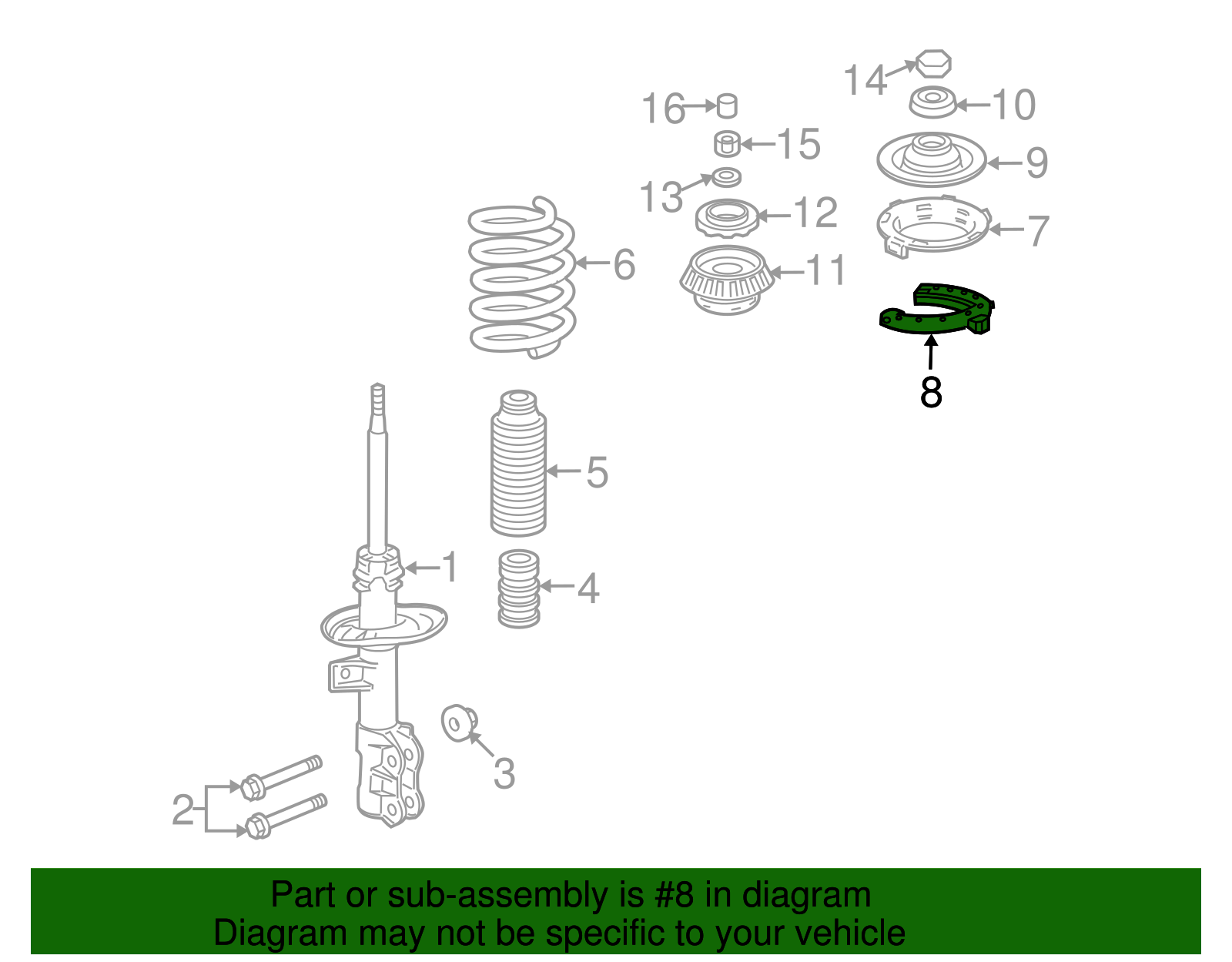 51684-T5R-A01 - Lower Insulator 2015-2020 Honda Fit | Honda Parts Online