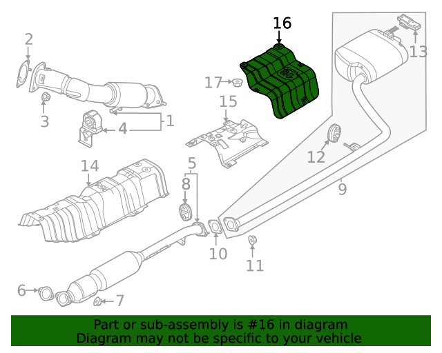 2021-2022 Kia K5 Rear Shield 28796 L1000 | TascaParts.com