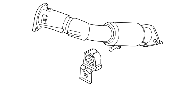 28610-L3850 - Converter & Pipe 2021-2024 Kia K5 | Kia.Parts Store