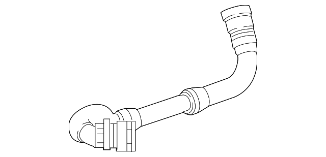 2018-2021 Mercedes-Benz S 63 AMG® Reservoir Hose 222-501-64-00 | MB OEM ...