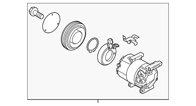 97701-2K600RU - Compressor Assembly 2012-2013 Kia Soul | Kia.Parts Store