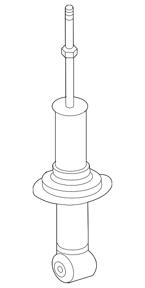 2014 Mitsubishi Outlander Shock Absorber 4162A363 | Mitsubishi Parts ...