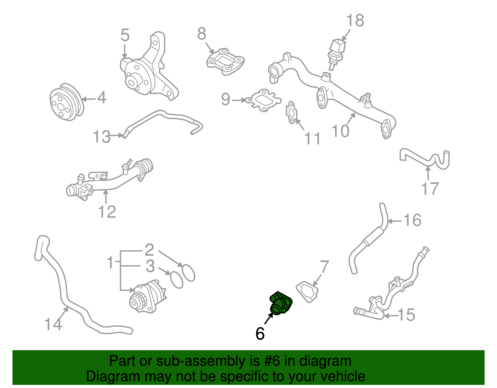 2001-2007 Nissan Thermostat And Housing Assembly (z33 R50) 21200-4W01B ...