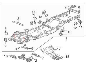 2017-2019 GM Frame Assembly 84585068 | QuirkParts