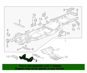 84339691 - Front Half Frame 2011-2019 GM | Chevrolet Parts Direct