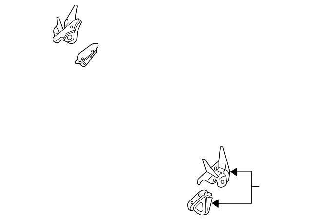 2011-2019 GM Rear Driver Side Spring Front Hanger 19256645 GM ...