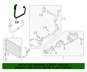 2021-2024 Genesis Discharge Hose 97762-T6110 | QuirkParts