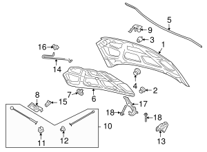 Buy Genuine GM Auto Parts - Support (Part # 96540969) | GM Parts Store