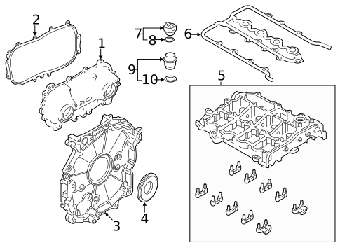 Engine for 2020 Land Rover Range Rover Evoque | OEM Parts Online
