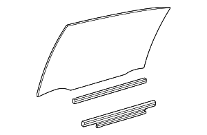 68103-62041 - Movable Glass - 2021-2022 Toyota Mirai | OEM Genuine ...