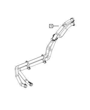 68268582AD - Heater Supply And Return Hose 2019-2024 Ram 1500 | Mopar ...