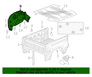 84507681 Liner 2019-2021 Chevrolet | GM Parts Club