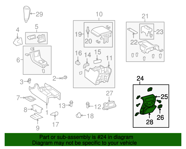 2008-2021 Toyota Sequoia Rear Panel 58903-0C060-C0 | OEM Parts Online