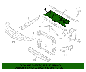 51647409748 - 2017-2019 BMW 740e xDrive Cross-Member (51-64-7-409-748 ...