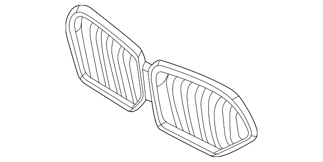 51138494884 - 2020-2022 BMW X6 Upper Grille (51-13-8-494-884) | BMW of ...