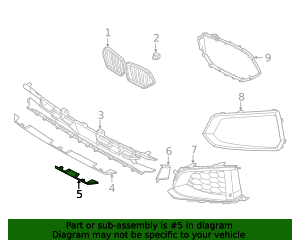 Genuine BMW 51-11-7-497-274 | Trim Molding | FREE Shipping on Most ...