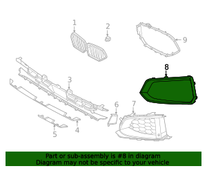 51117492323 - 2020-2023 BMW X6 Trim Bezel (51-11-7-492-323) | BMW of ...
