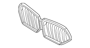 51-13-8-745-303 - 2020-2023 BMW X6 - Upper Grille | Buy BMW Parts Now