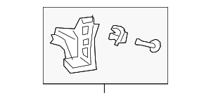 52822-24010 - Air Duct - 2015-2018 Lexus | My L Parts