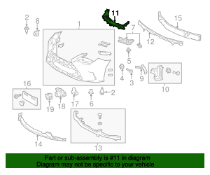 Lexus OEM Upper Absorber Part# 52143-24050 | OEM Vehicle Parts