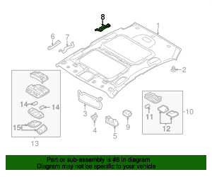 85334-4C500 - Reinforced Bracket 2012-2015 Kia Optima | Kia.Parts Store