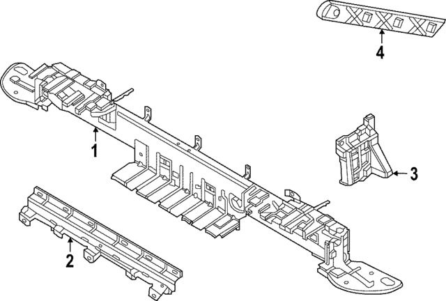 2022-2024 Hyundai Santa Cruz Impact Bar 86630-K5000 | OEM Parts Online