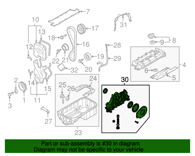2004-2010 Kia Oil Pump 21310-23002 | OEM Parts Online
