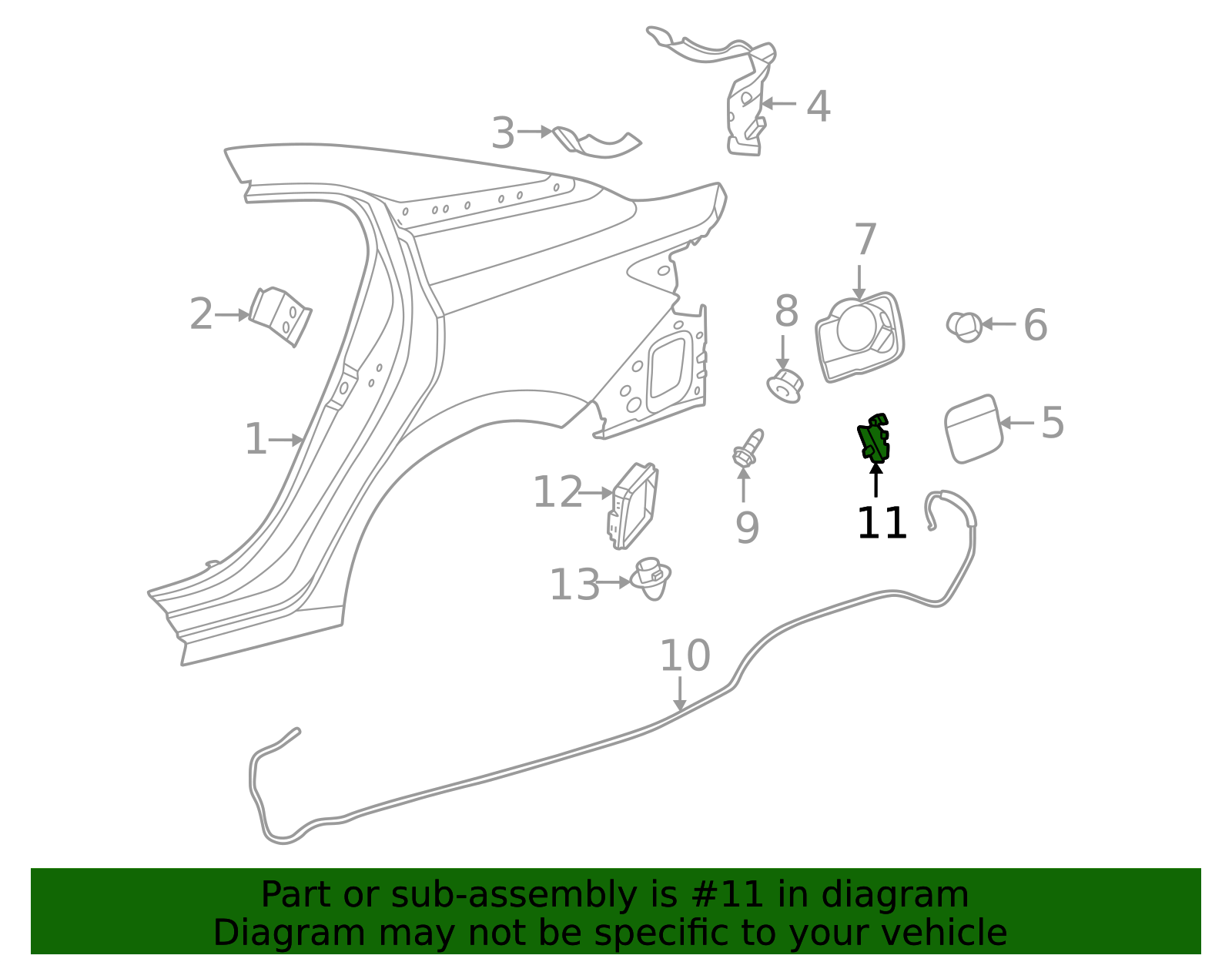 2020-2024 Nissan Sentra Lock Actuator 78827-6LB0A | Boro Nissan Parts