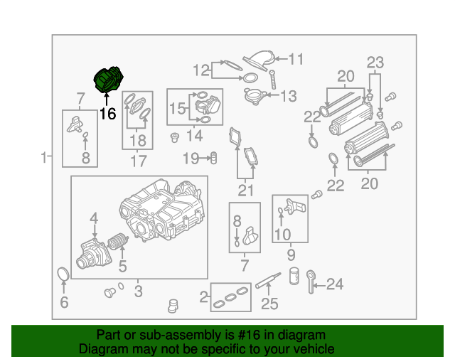 2008-2019 Audi Throttle Body 06E-133-062-H | OEM Parts Online