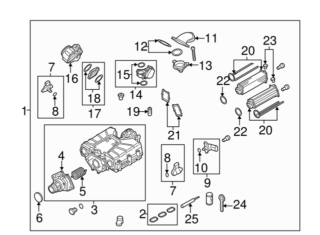2009-2017 Audi Pressure Sensor 038-906-051-J | Audi USA Parts