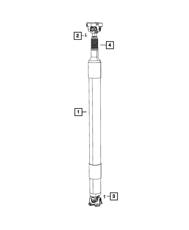 2021-2025 Ram 1500 Drive Shaft 53011135AF | Mopar eStore