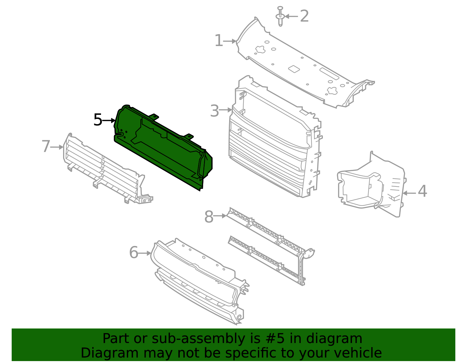 2020-2023 Land Rover Air Deflector LR130026 | OEM Parts Online