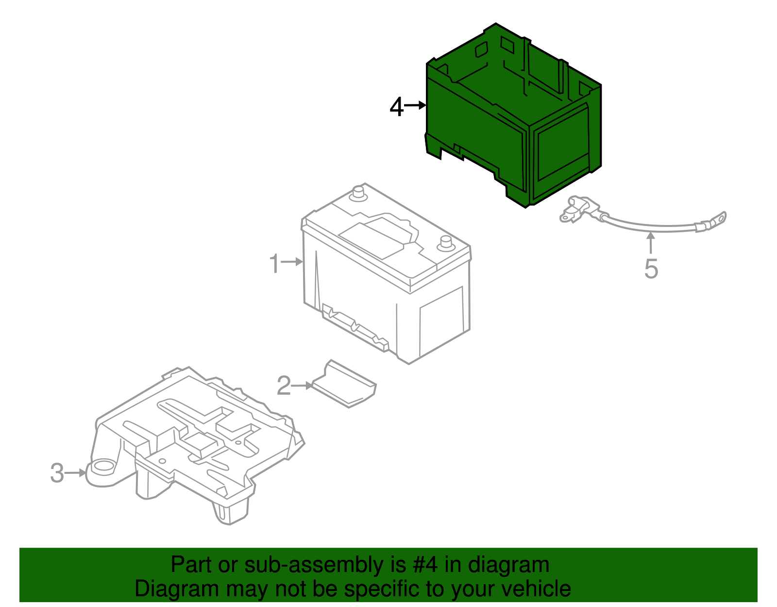 37112-2S000 - High-Quality Battery Cover for 2010-2013 Hyundai Tucson ...
