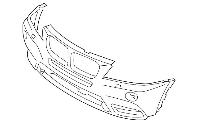 51117210451 - 2011-2014 BMW X3 Bumper Cover (51-11-7-210-451) | BMW of ...